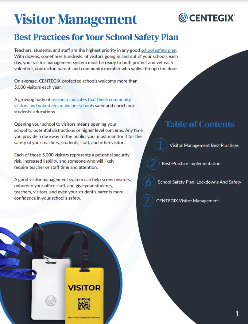 Visitor Management: Best Practices for Your School Safety Plan | Thank ...